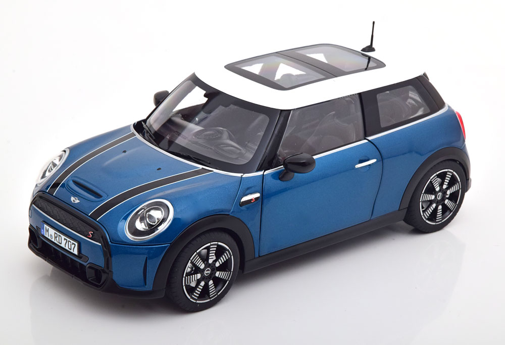 1:18-Mini Cooper S-special edition by Mini-2020-today-blue-white-Norev