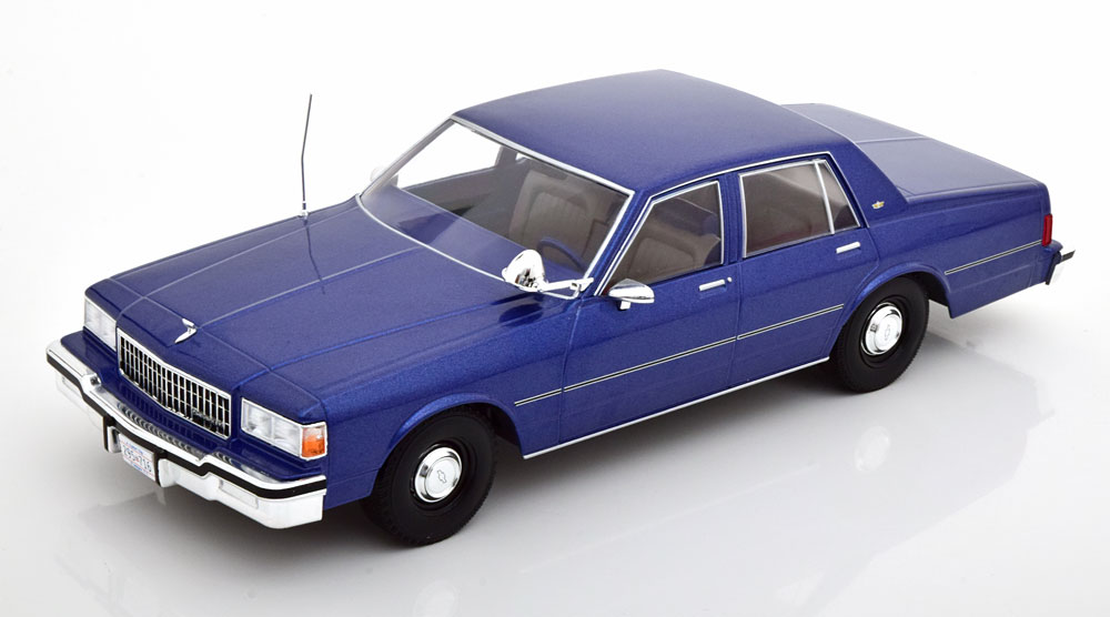 1:18-Chevrolet Caprice FBI Police-1986-1989-plavi-Model Car Group