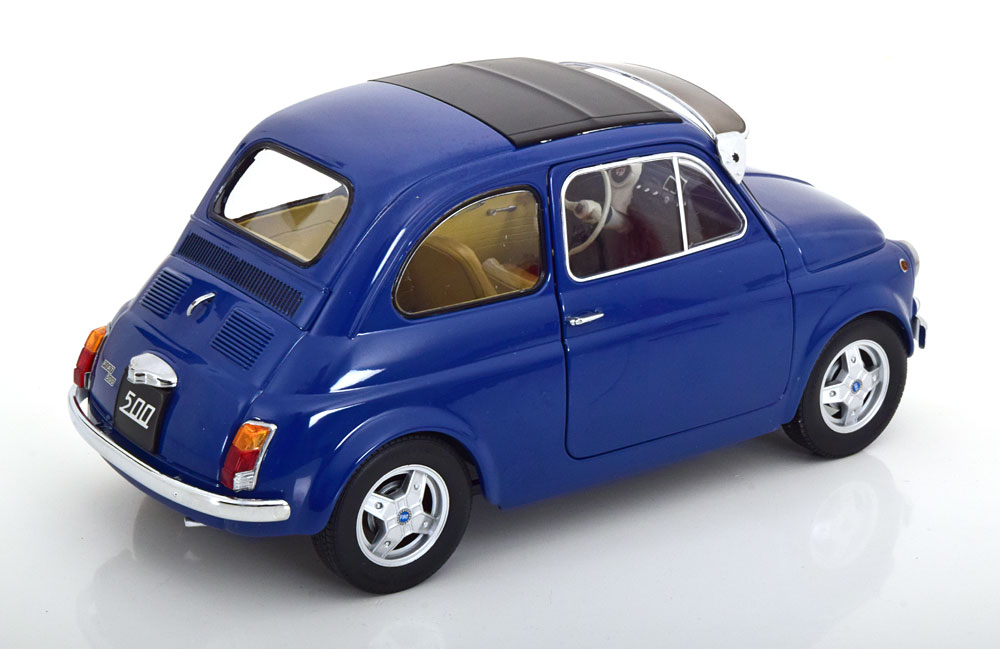 1:12 Fiat 500 F Custom sa pomičnim mekanim krovom 1968 1973 tamno plavi ...