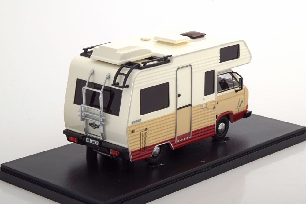 1:43-Volkswagen T3 Karmann Gipsy-1979-1985-krem-bijelo-crveni-AutoCult