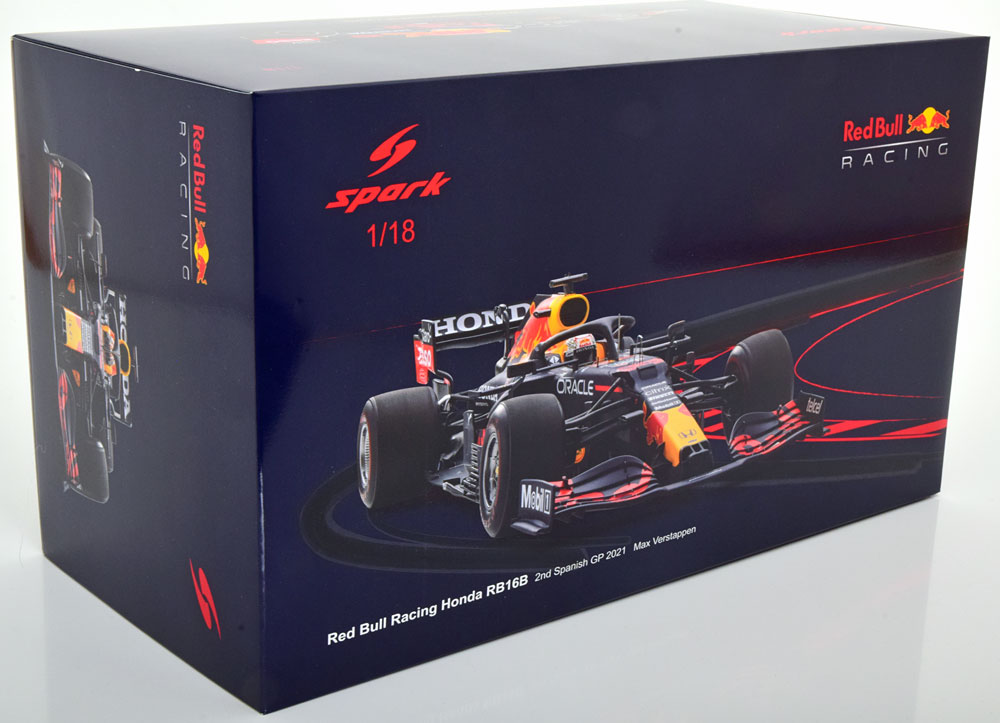 1:18-Red Bull Honda RB16B-No 33-GP Spain-World Champion-Max Verstappen ...