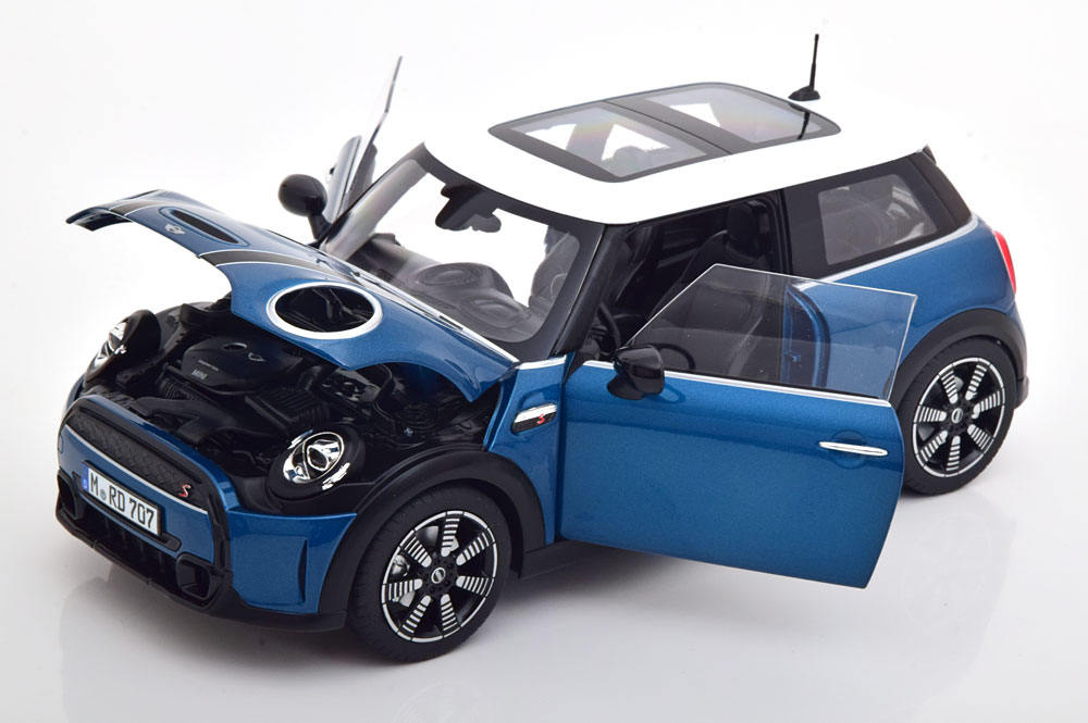 1:18-Mini Cooper S-special edition by Mini-2020-today-blue-white-Norev