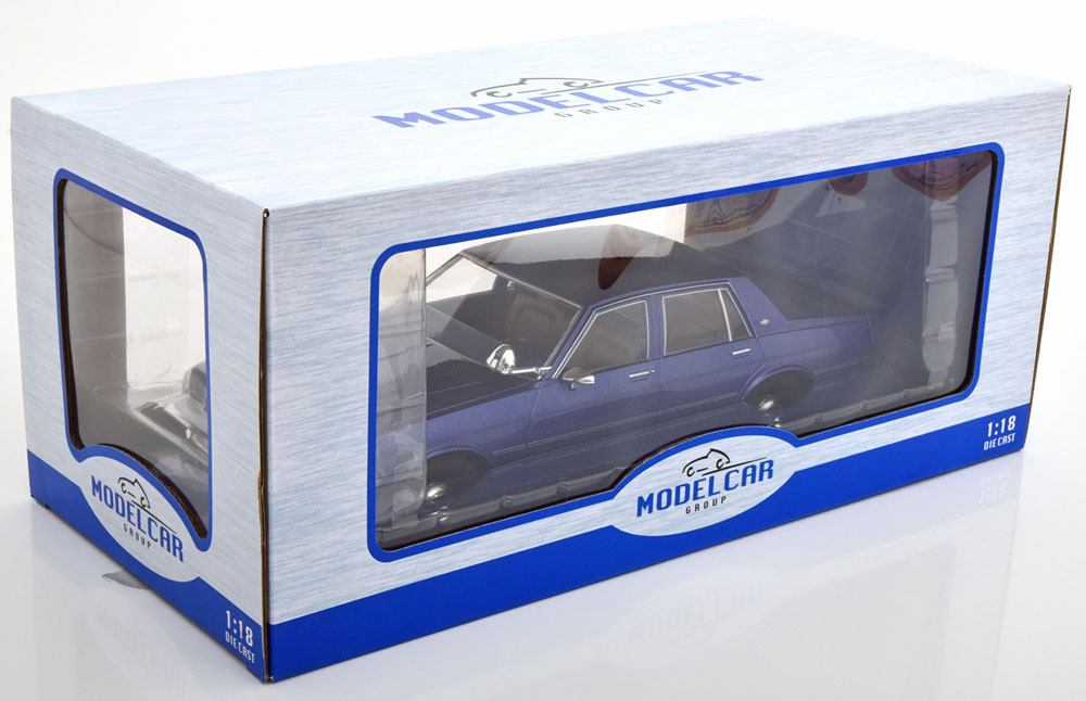 1:18-Chevrolet Caprice FBI Police-1986-1989-plavi-Model Car Group