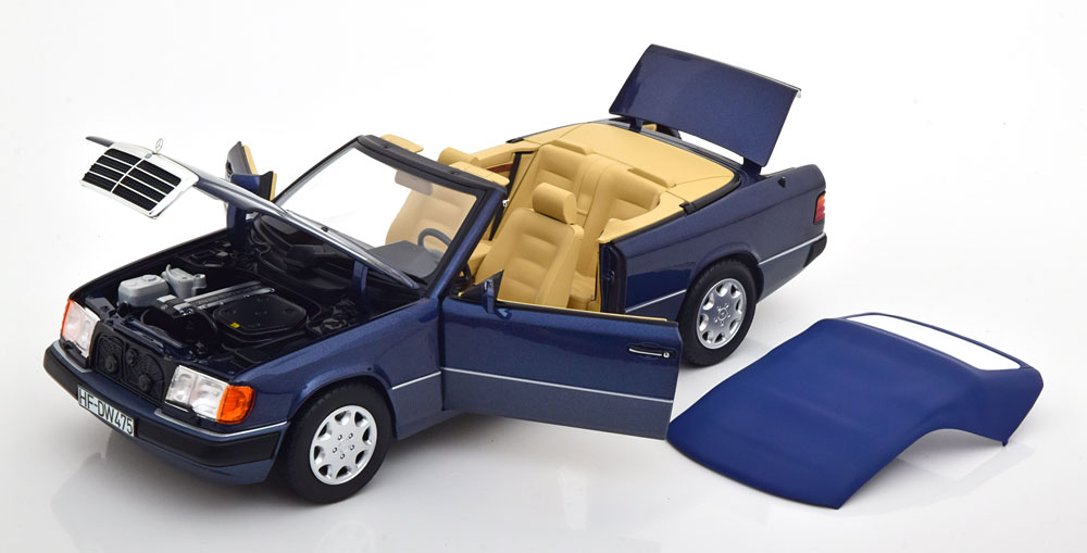 1:18-Mercedes A124 300CE 24V Cabriolet with removable soft top-limited ...