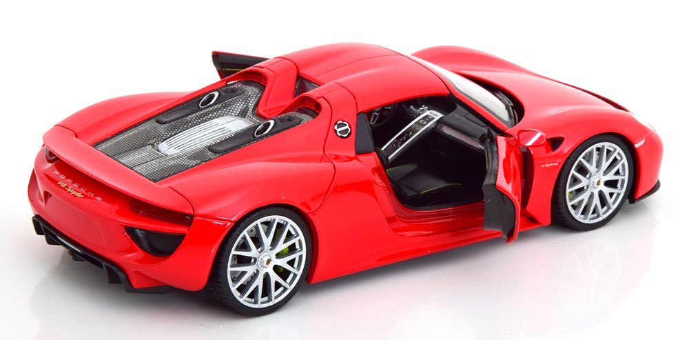 1:24-Porsche 918-special edition by Porsche Museum-2013-2015-red-Welly