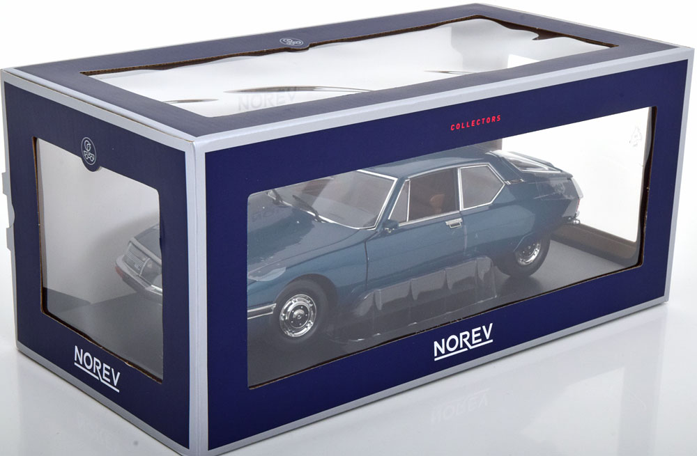 1:18-Citroen SM Sport Maserati-1972-1975-turquoise blue-Norev – length ...